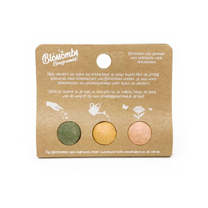 Blossombs zaadbommen & bloembommetjes | Ecomondo